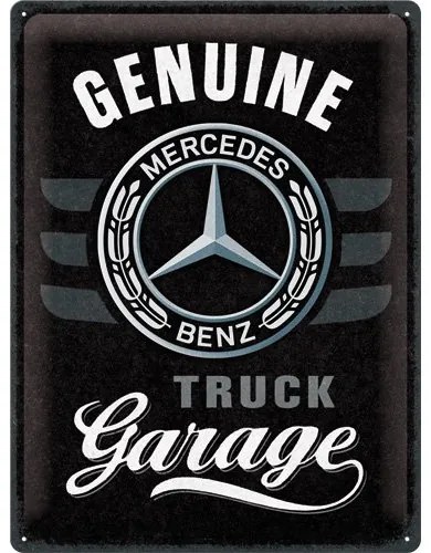 Postershop Plechová cedule: Daimler Truck Garage - 30x40 cm