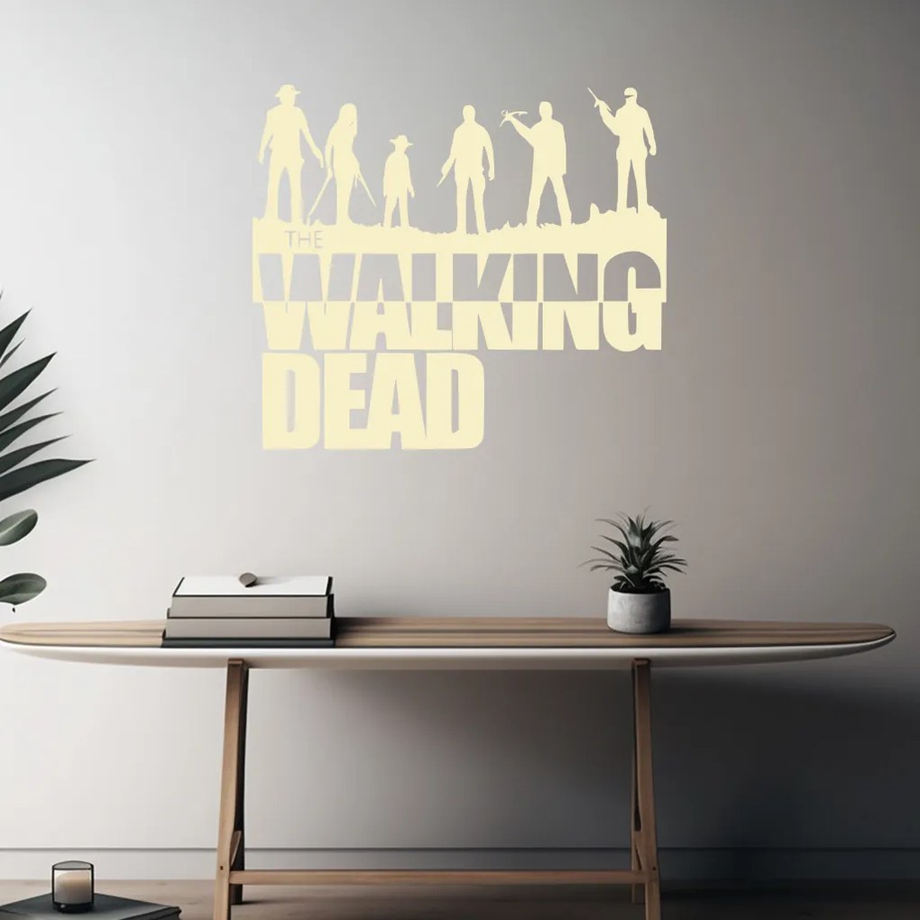 Živá Zeď Samolepka na zeď The Walking Death Barva: černá