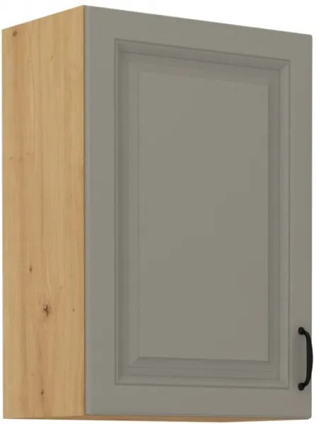 Kuchyňská skříňka Stilo 50 G-72 1F korpus dub artisan, dvířka světle šedá CLAY