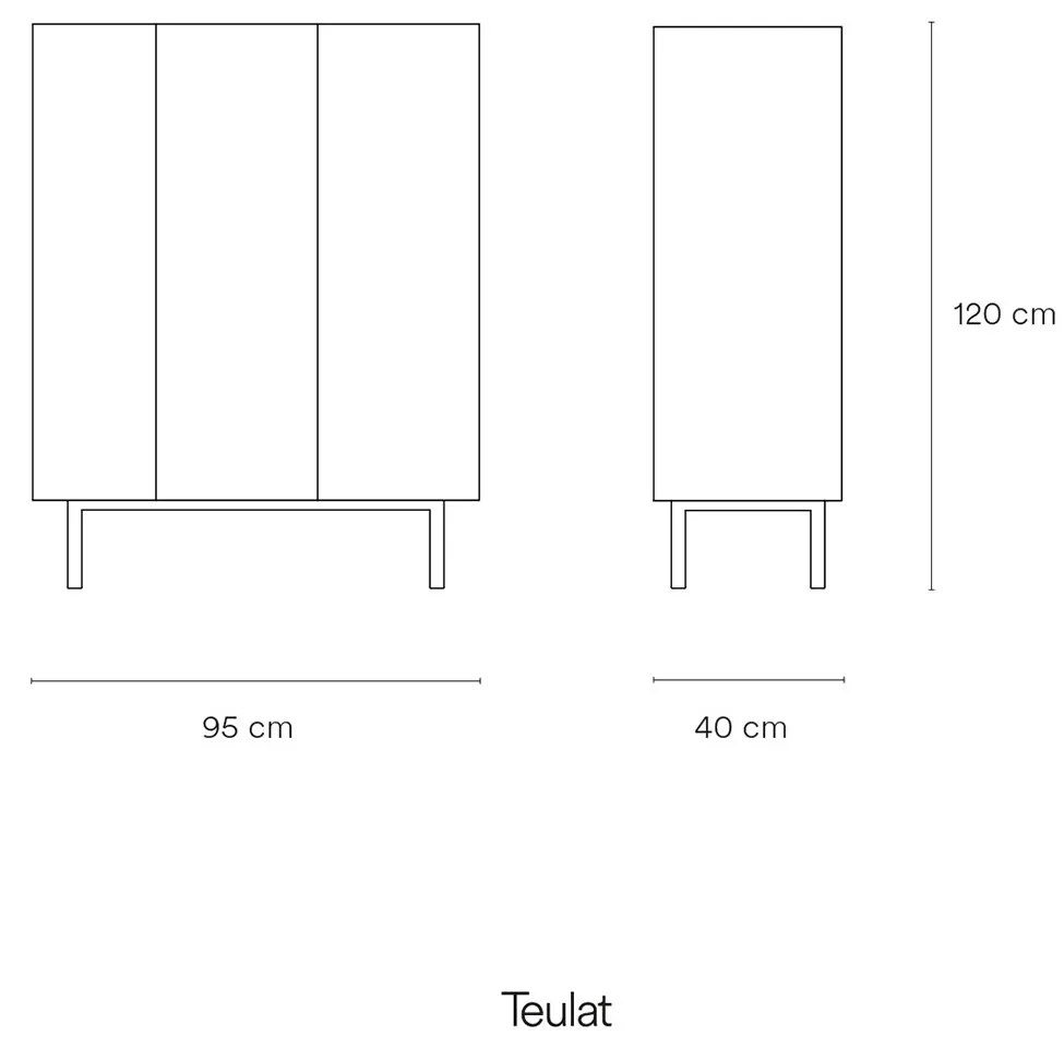 Skříňka arista zelená 120 x 95 MUZZA