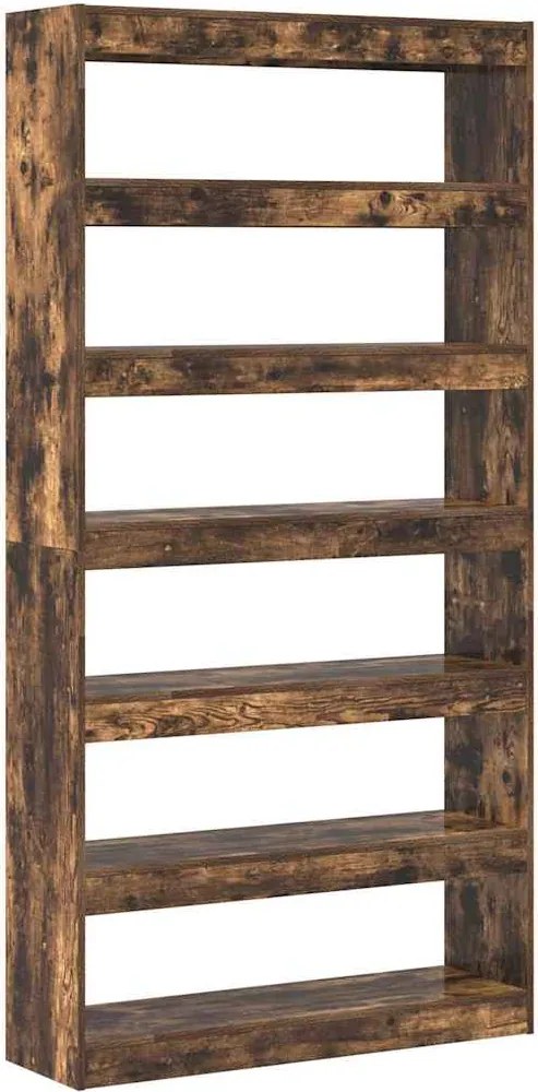 Knihovna 6 úrovní 100 x 30 x 198 cm Kompozitní dřevo 3333928
