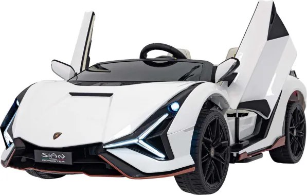 Elektrické autíčko Lamborghini SIAN bílé