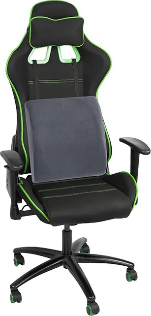 Bellatex Opěrka anatomická z Líné - Visco pěny Šedá 34 cm, (šířka), 39 cm (délka)