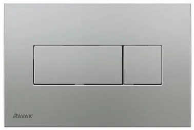 Ravak UNI - Ovládací tlačítko pro WC, satin X01456