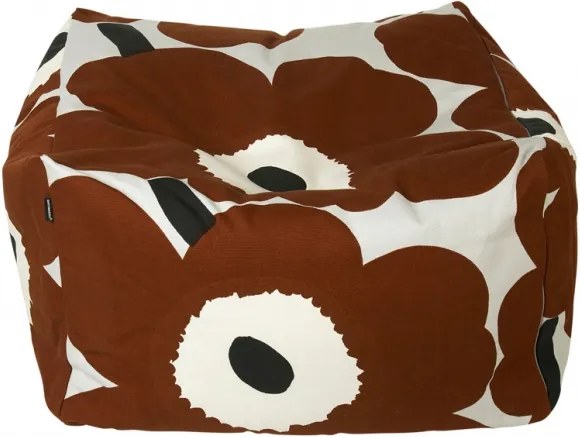 Polštář na sezení Unikko, hnědý Marimekko