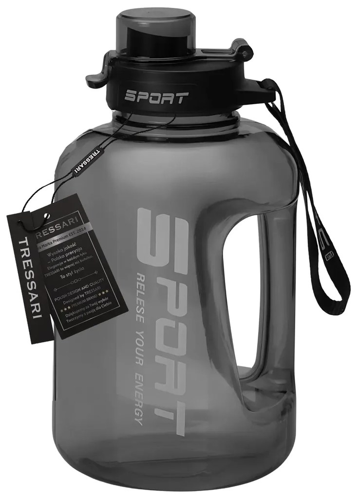 Camerazar TRESSARI 1700ml sportovní láhev na běhání BPA FREE pro studií a hydrataci