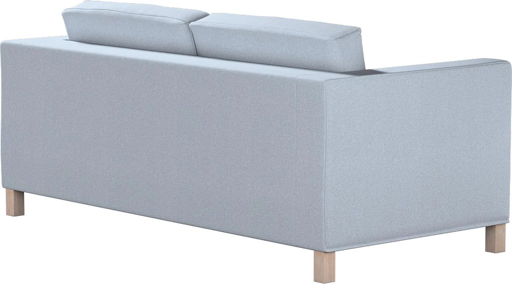Potah na pohovku IKEA Karlanda rozkládací, krátký barva modrá látka pletený vzor