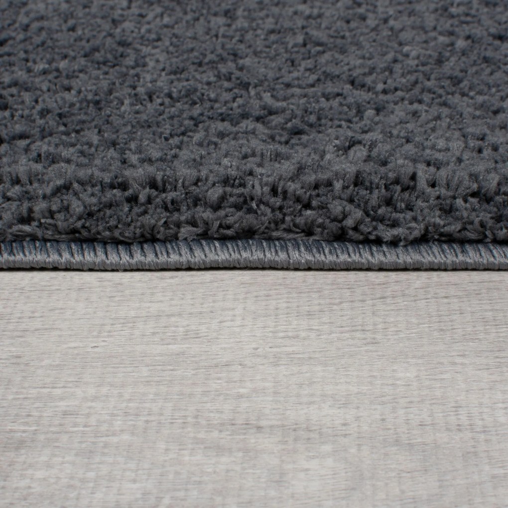 Flair Rugs koberce Kusový koberec Snuggle Grey kruh - 133x133 (průměr) kruh cm