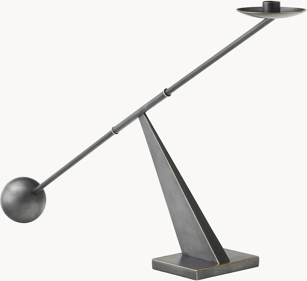 Designový svícen z kovu Interconnect