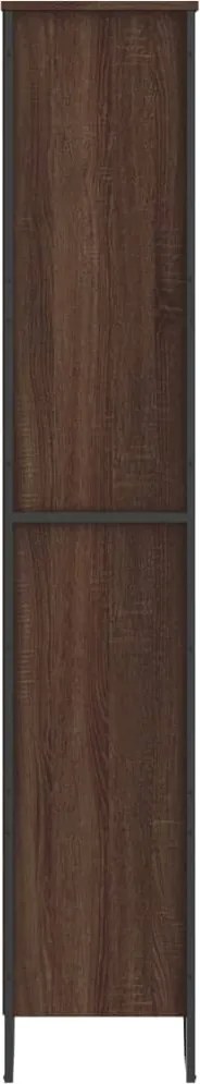Knihovna hnědý dub 80 x 31 x 169 cm kompozitní dřevo 3295316