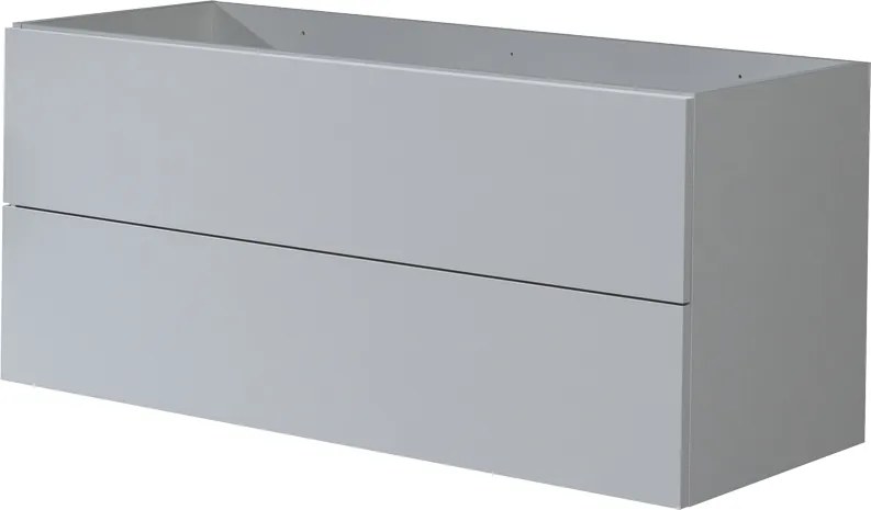 Mereo Mereo, Aira, koupelnová skříňka 121 cm, bílá, dub, šedá, CN733S