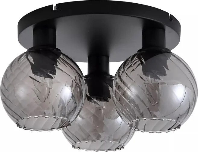 Searchlight 44521SM Stropní lustr RADIANCE kouřové optické sklo