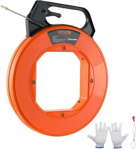 Fish Tape, 30,5 m, 4,8 mm, sklolaminátový stahovák drátu s optimalizovaným pouzdrem