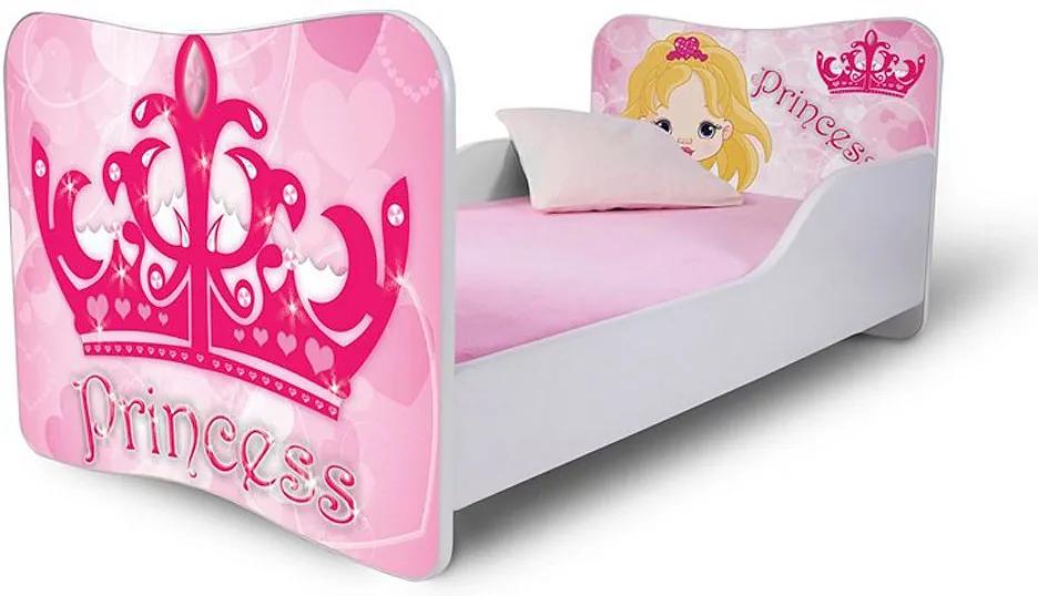 Dětská postel Princess, HDF + ABS