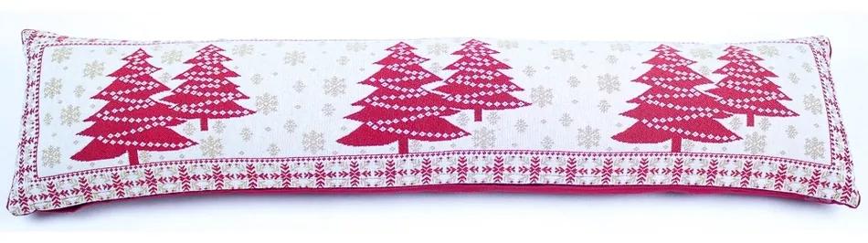BO-MA Trading Vánoční ozdobný těsnicí polštář do oken Stromky, 90 x 20 cm |  BIANO