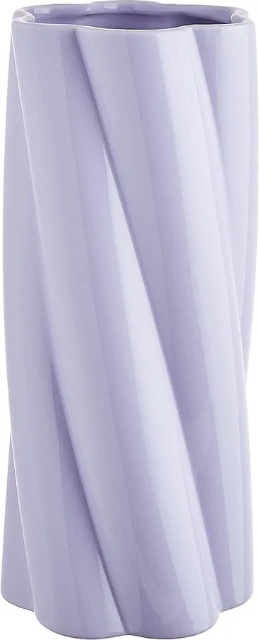 TWIST Váza 30 cm - sv. fialová