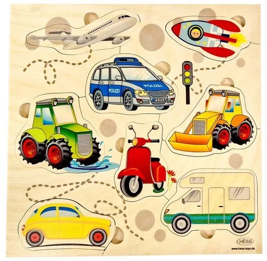 Hess Vkládací puzzle Vozidla