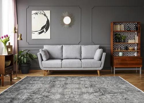 Koberce Breno Kusový koberec ORSAY 700/grey, Šedá, Vícebarevné, 80 x 150 cm