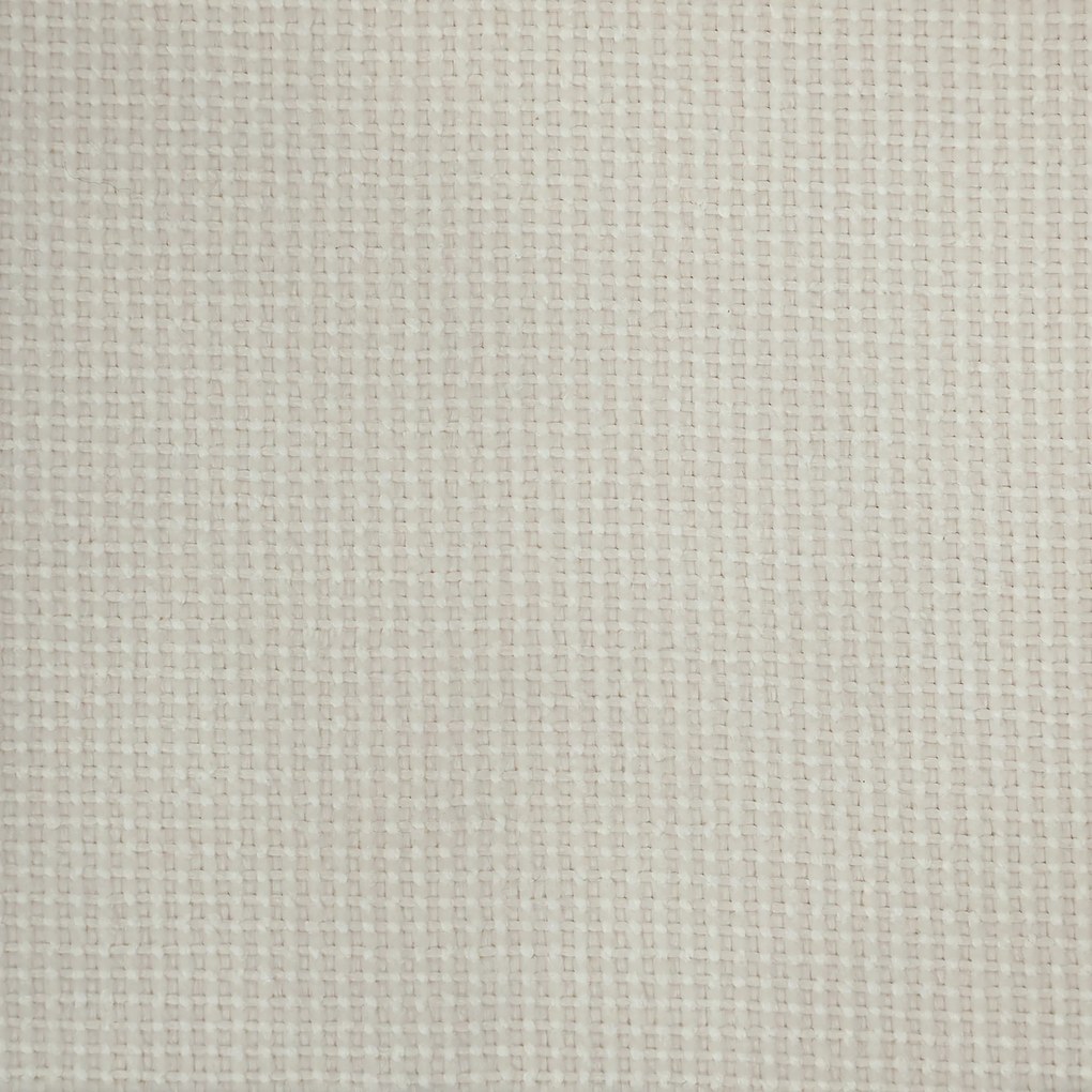 HOMCOM Úložný taburet s víkem, kovový kroužek, dvoubarevný design, kulatý taburet čalouněný chenille 36 x 44 cm Krémově bílý