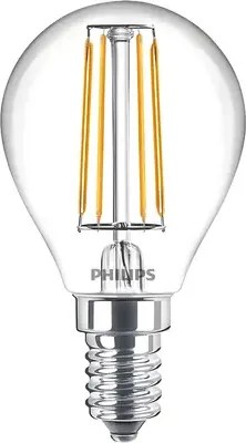 Philips LED Classic P45 E14 čirá / Žárovka / 40W náhrada / teplá bílá
