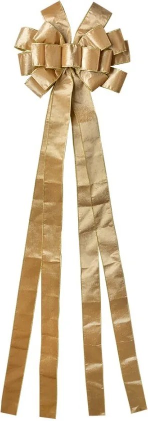 Zlatá dekorační mašle Bow - 33*135 cm