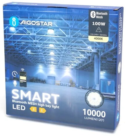 Aigostar - LED Venkovní svítidlo MESH high bay LED/100W/230V 4000K IP65