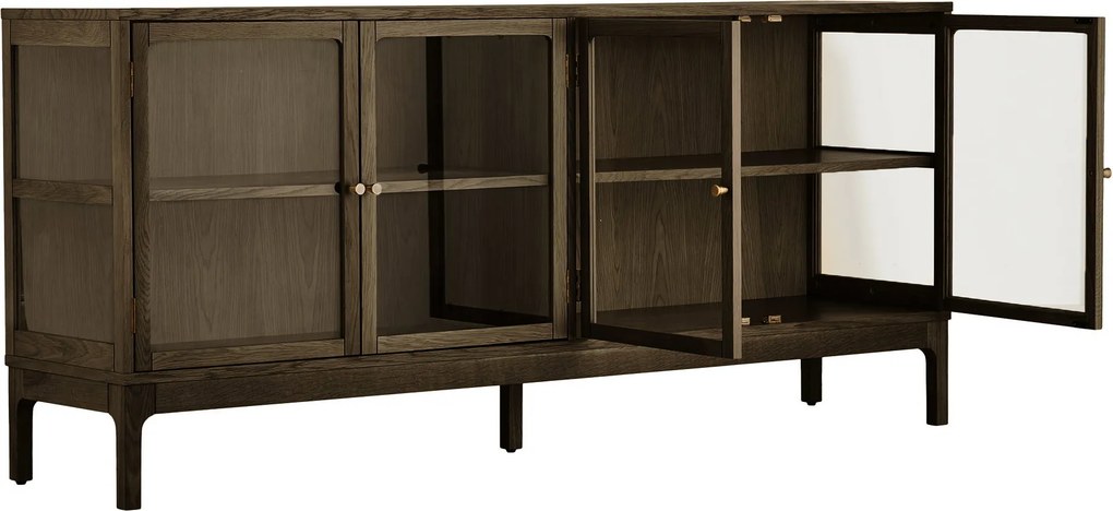 House Nordic Komoda ZAMORA tmavě hnědá 180×40 cm 3150400
