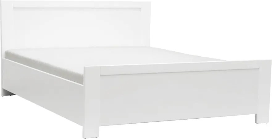 Bílá dvoulůžková postel Mazzini Beds Sleep, 180 x 200 cm
