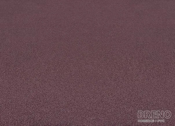 Breno Metrážový koberec LIBERTY 45 fialový, šíře 400 cm, Fialová