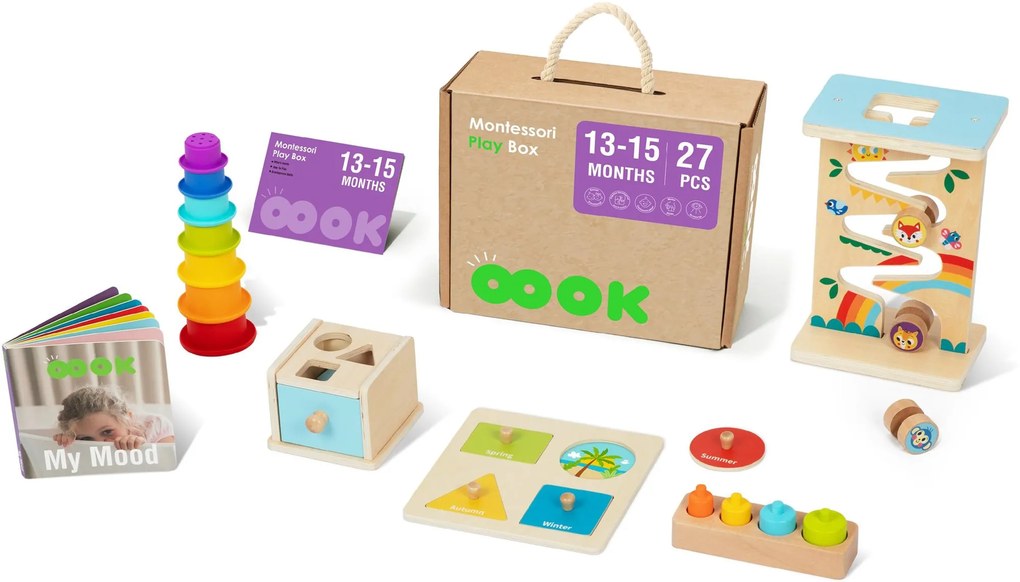 Mamido montessori edukační box pro děti 13-15 měsíců