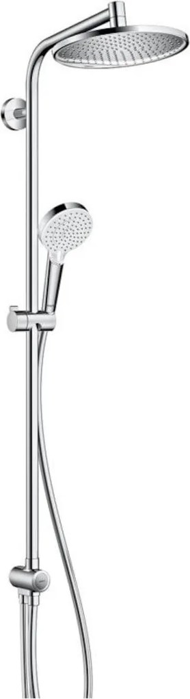 Hansgrohe Crometta S sprchový systém na stěnu bez baterie chrom 27270000