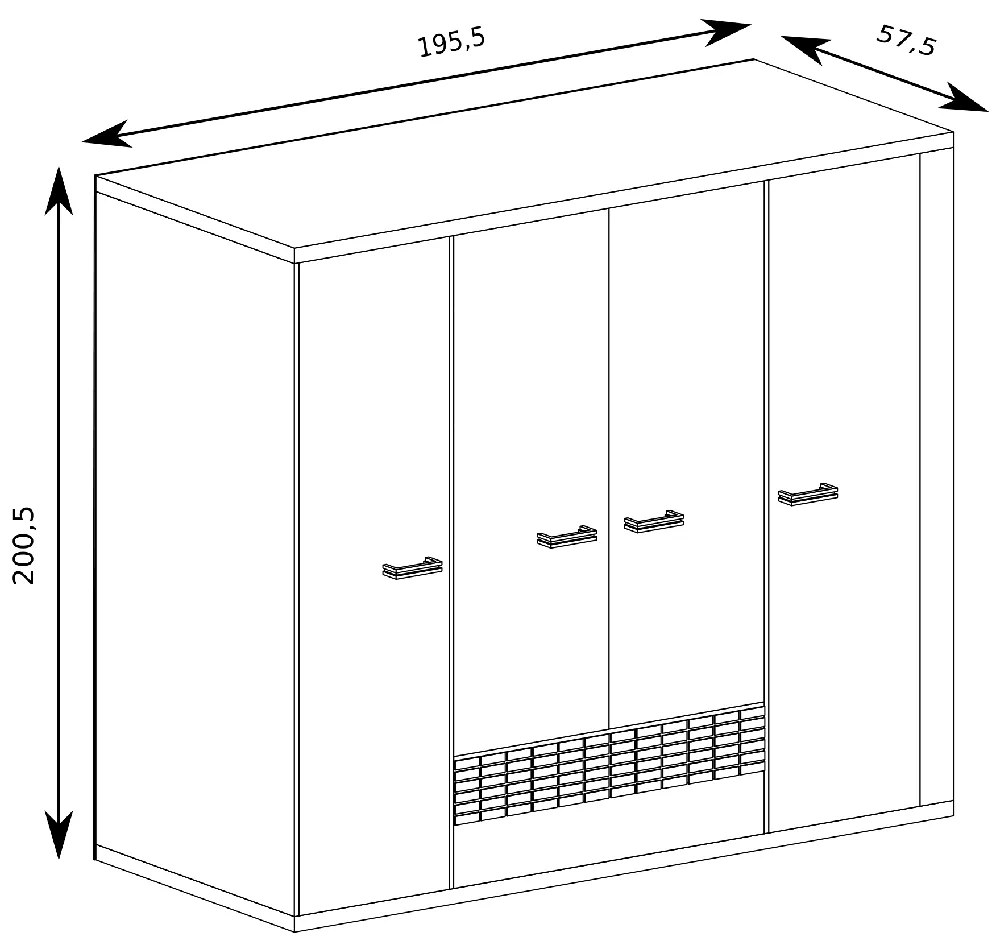 Ložnice Natural - dub ribbeck