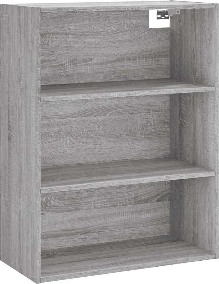 Skříň highboard šedá sonoma 69,5 x 34 x 180 cm kompozitní dřevo 3189267