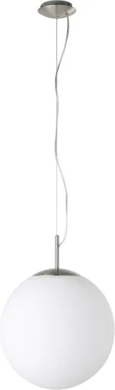 Eglo 63269 - Lustr na lanku PIEDALE 1xE27/60W/230V pr. 35 cm matný chrom