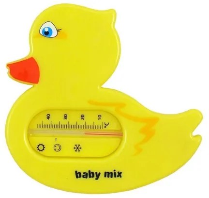 BABY MIX | Nezařazeno | Dětský teploměr do vaničky Baby Mix Kačenka | Žlutá |