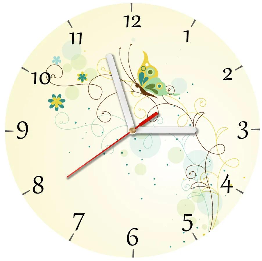 Gario Dětské hodiny Nádherný motýlek Rozměry: 30 x 30 cm
