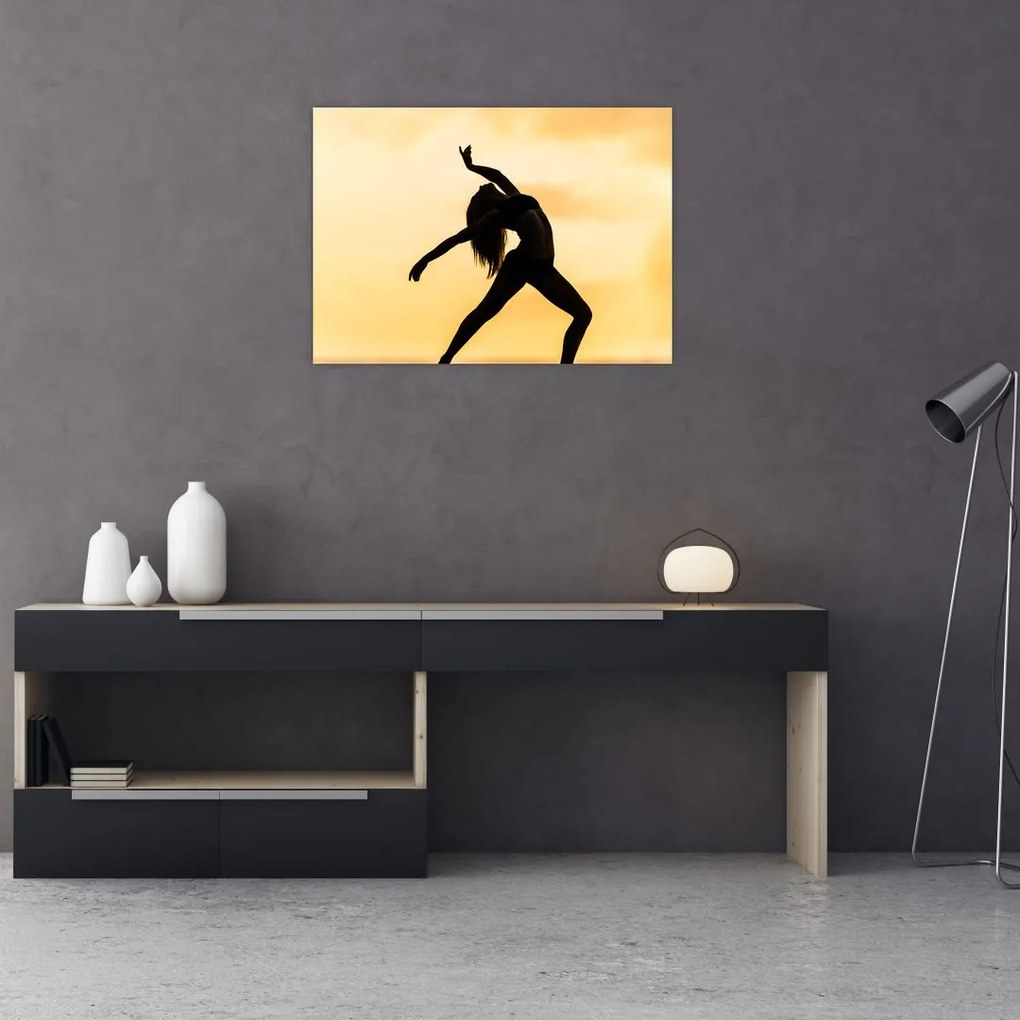Skleněný obraz tanečnice (70x50 cm)