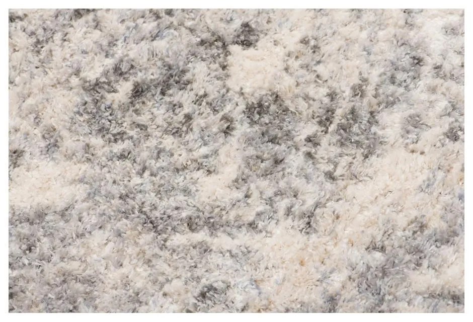 Kusový koberec shaggy Sevgi krémově šedý 120x170cm