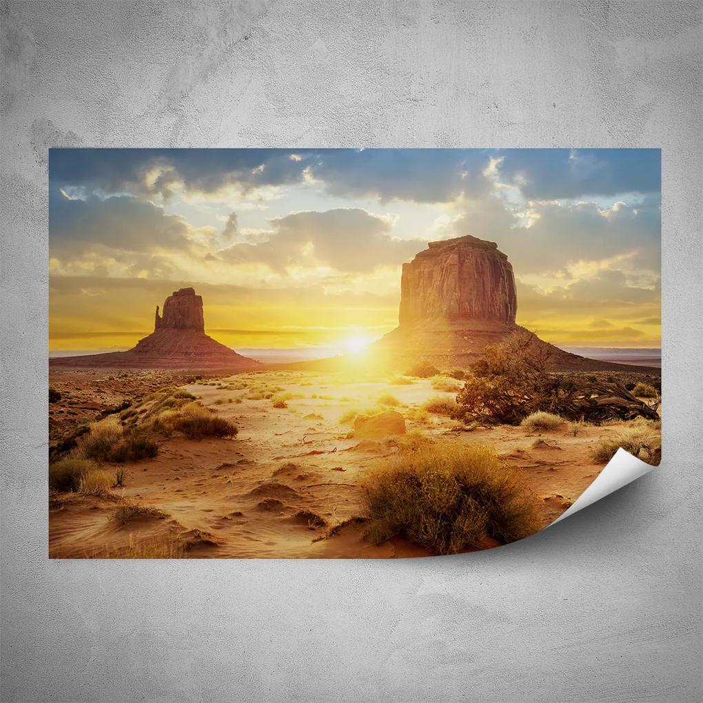 Plakát - Východ slunce (60x40 cm) - PopyDesign