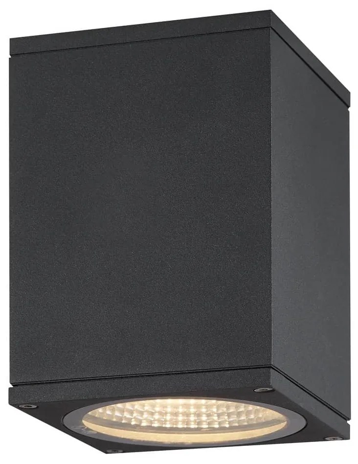 SLV 1003420 Enola Square S, venkovní stropní svítidlo, LED 9W 3000/4000K, antracit, rozměr 8,6x8,6cm, IP65