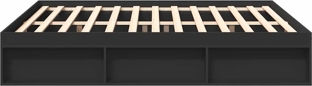 Rám postele černý 180 x 200 cm Super King Size 3203881