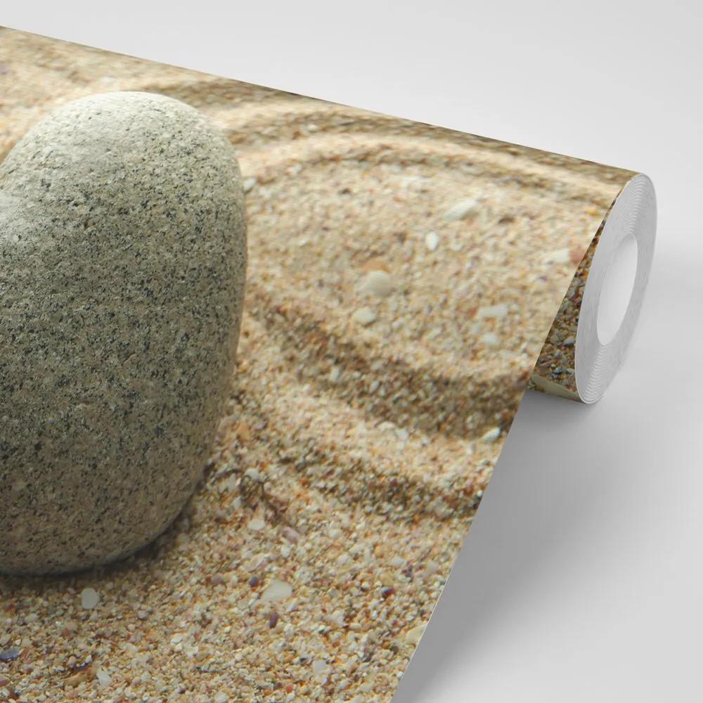 Samolepící fototapeta Zen kámen ve tvaru srdce