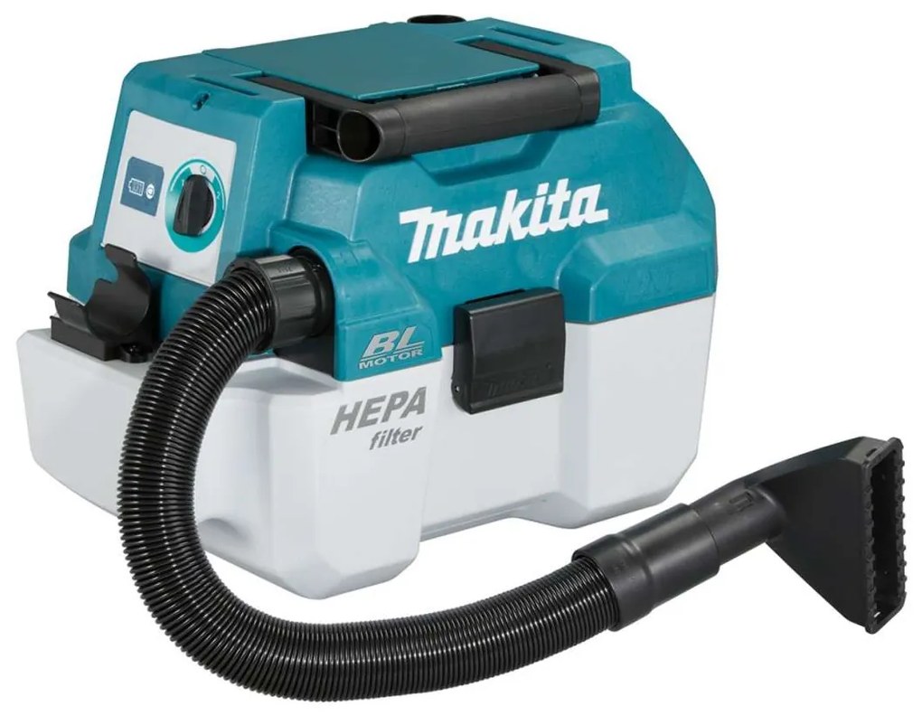 Makita - 18V AKU průmyslový vysavač, objem 7,5 l, bez baterie a nabíječky DVC750LZX1
