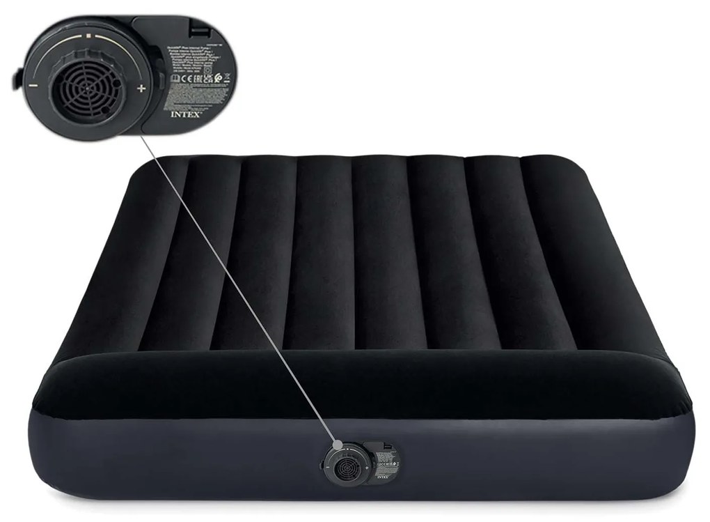 Přenosný nafukovací matrace 191x137x25 cm s vestavěnou elektrickou pumpou INTEX 64148