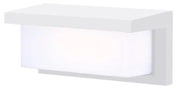 Brilagi-LED Venkovní nástěnné svítidlo se senzorem BRICKY LED/12W/230V bílá IP54