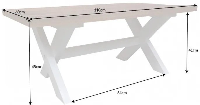 Konferenční stolek Long Island 110cm Mango