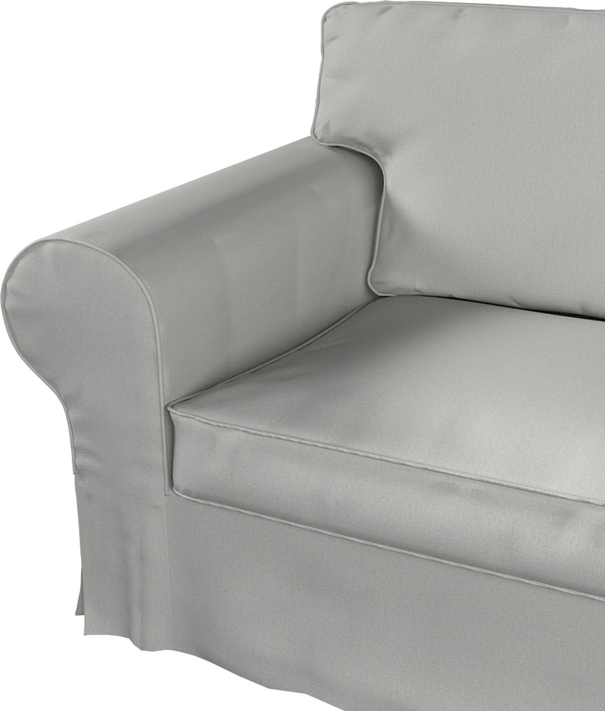 Potah na pohovku IKEA Ektorp 2-místná s lenoškou barva šedá látka pletený vzor