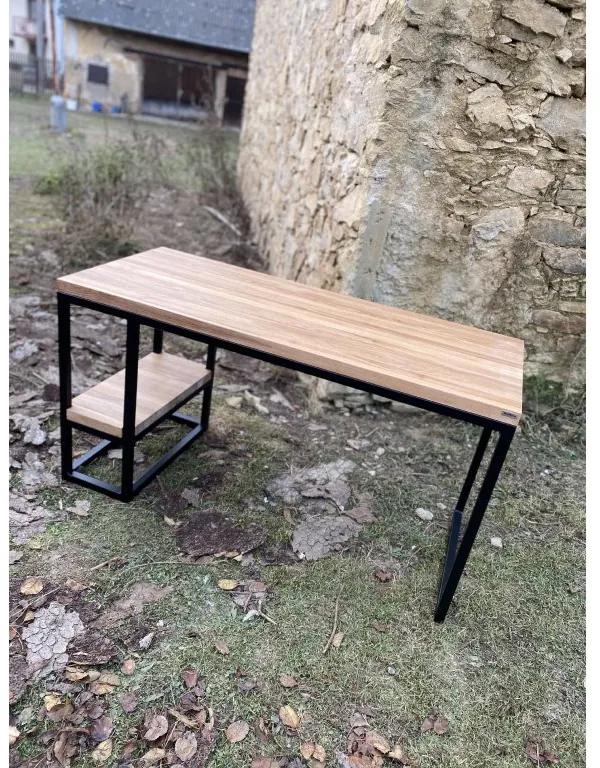 Wudboys Pracovní stůl KAROL Barva kovu: Černá, Dřevo: Buk, Rozměr: 1600X600, moderní skandinávský styl