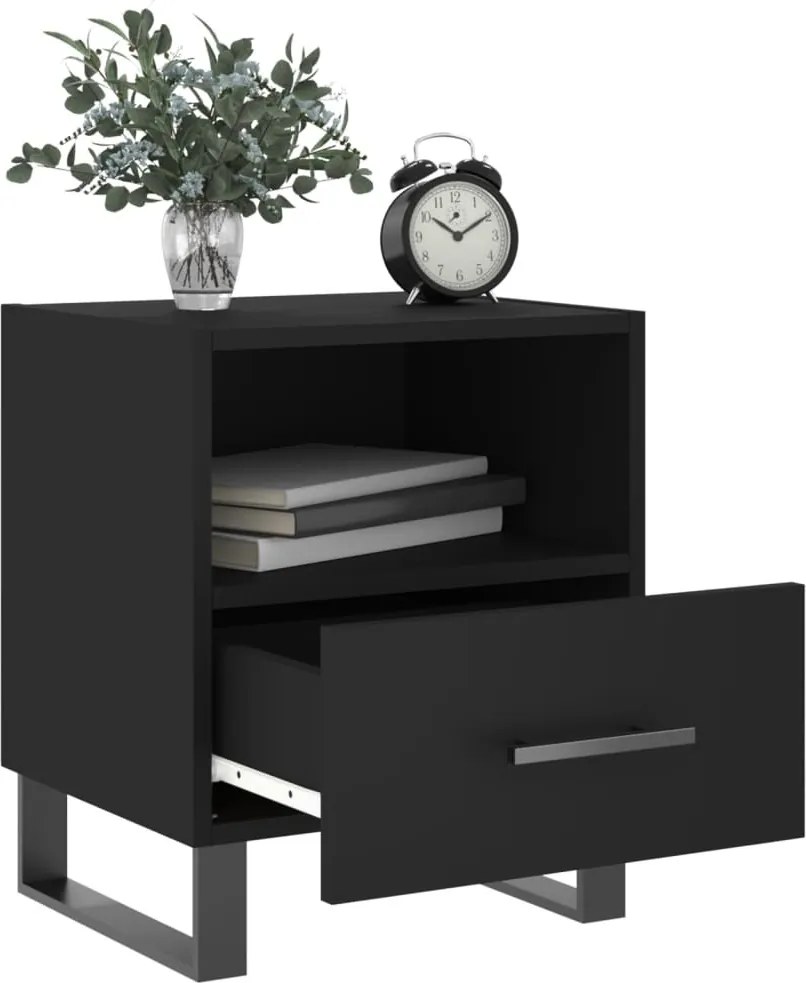 vidaXL Noční stolek 40 x 35 x 47,5 cm kompozitní dřevo [827486] Barva: šedá sonoma