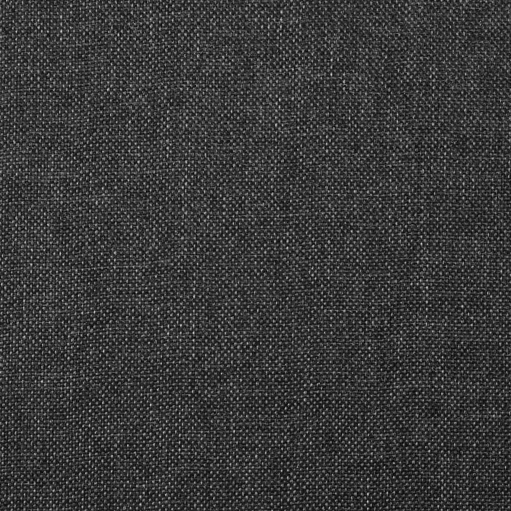 Jídelní židle 6 ks tmavě šedé textil 275151
